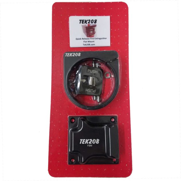 Quick Release Fire Extinguisher Flat Base Mount | TEK208